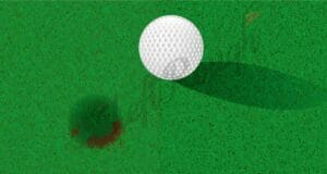 The Correct Way to Repair a Ball Mark - The Left Rough