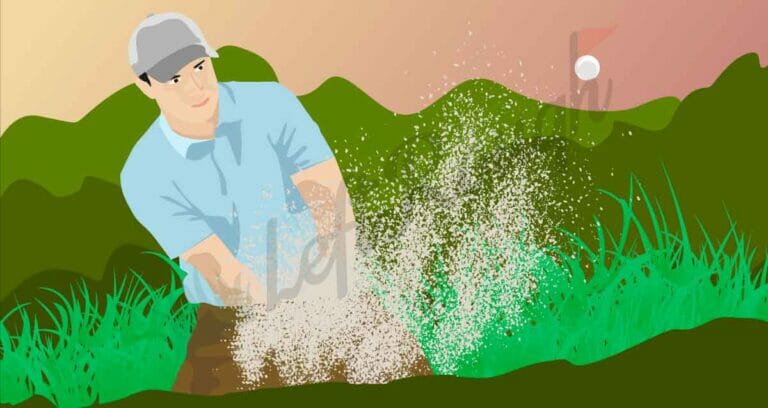 The Plugged Bunker Shot: How to Deal with an Embedded Ball - The Left Rough